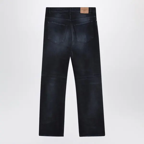 Balenciaga Wide-leg Washed-effect Jeans