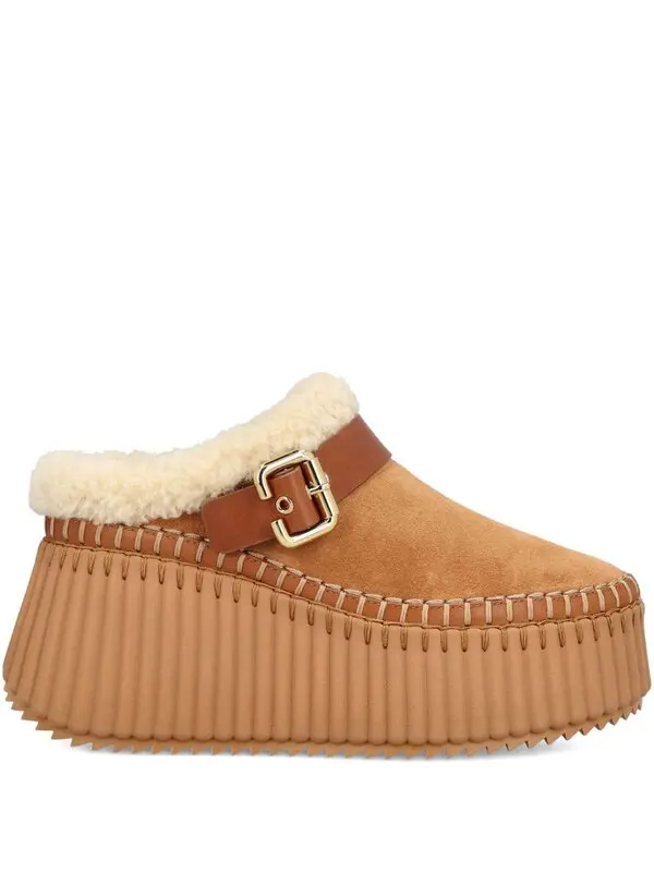Chloé Nama Platform Boots - Multicolor