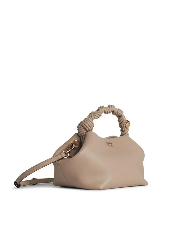 GANNI Bou' Ivory Recycled Leather Blend Bag