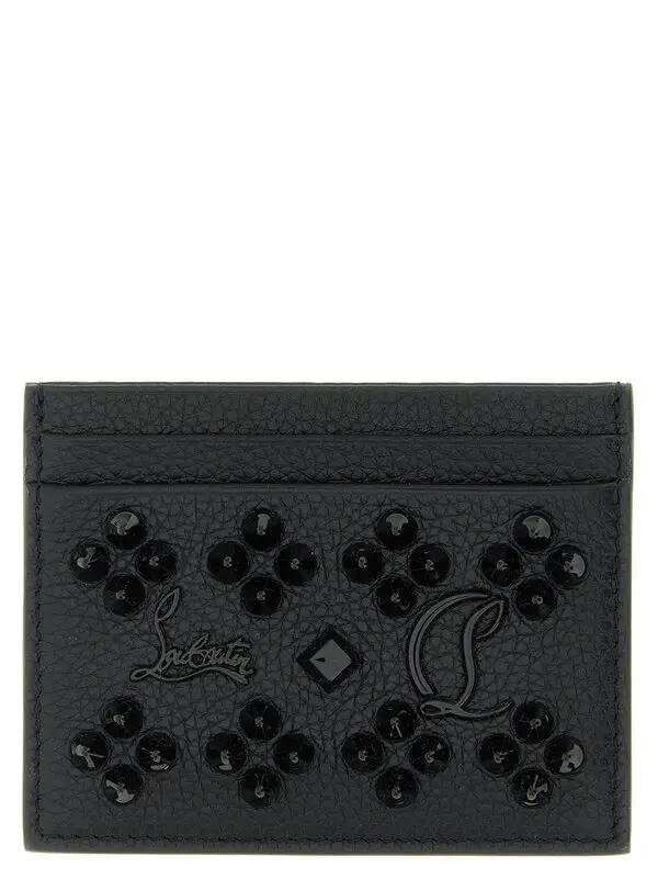 CHRISTIAN LOUBOUTIN Kios’ Card Holder - Black
