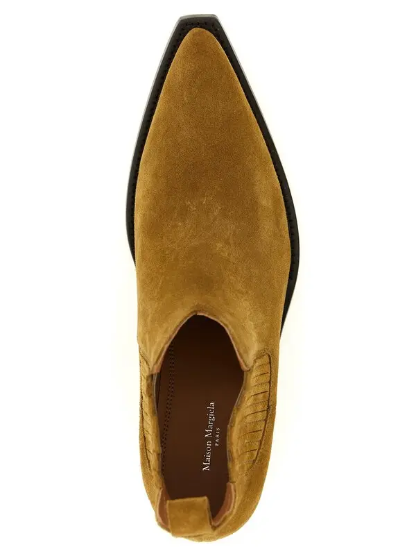 MAISON MARGIELA Western Chelsea Heel-less' Ankle Boots