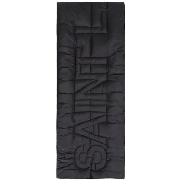 Saint Laurent Padded Nylon Scarf - Black
