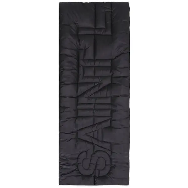 Saint Laurent Padded Nylon Scarf - Black