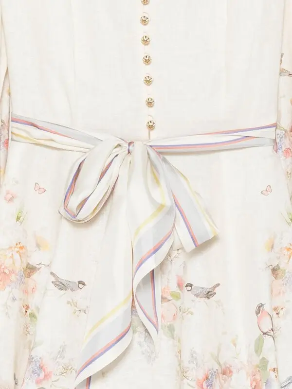 Zimmermann Valiant Linen Mini Dress