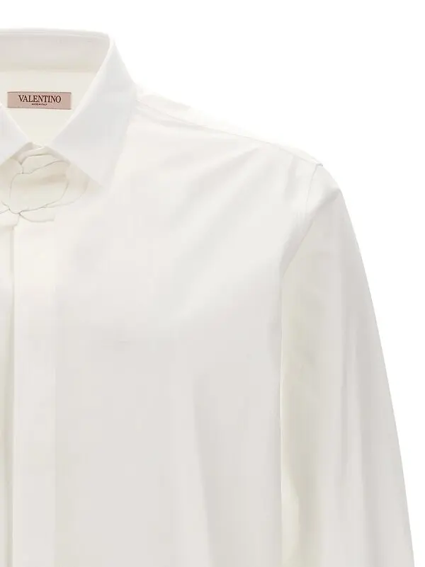 Valentino Garavani Shirt With Flower Patch