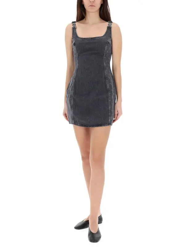 MARINE SERRE Moon Laser Mini Dress