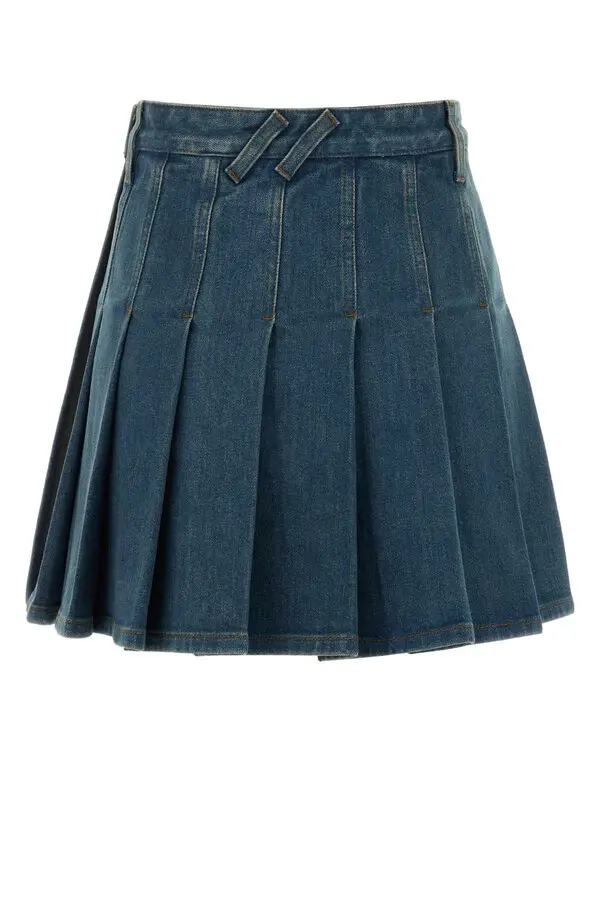 Burberry Stretch Denim Skirt
