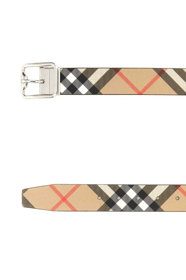 Burberry Printed E-canvas Reversibile Belt