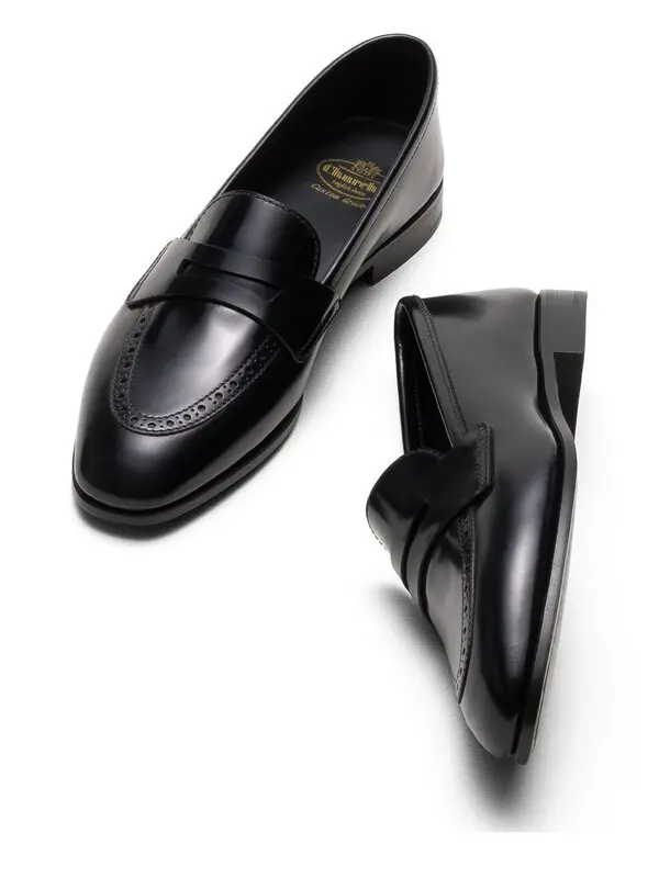 Church's Onyx Leather Loafers