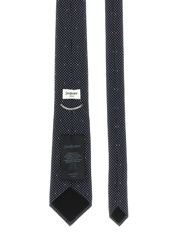 Saint Laurent Polka Dot Tie
