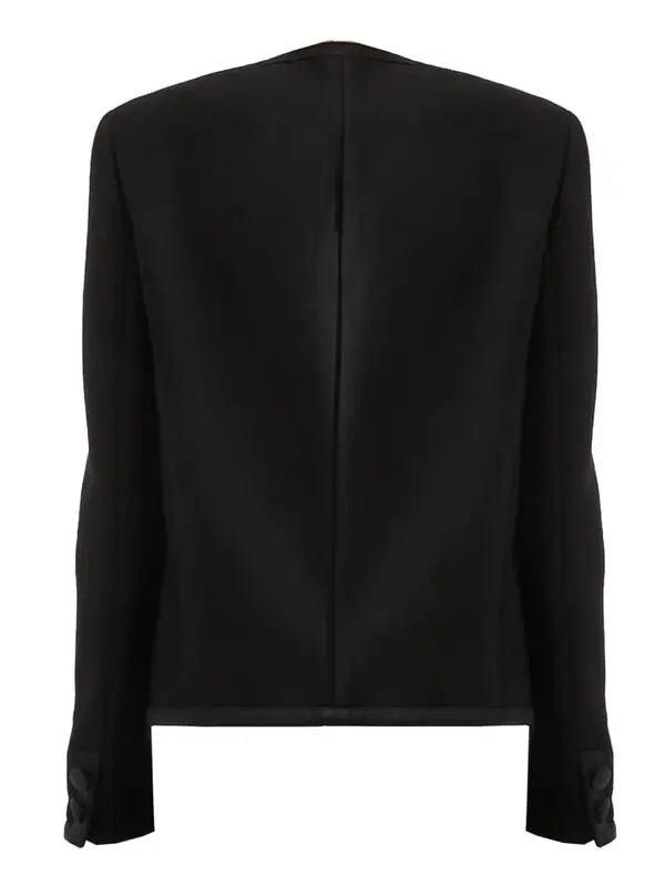 Dolce & Gabbana Double Crepe Single-breasted Jacket