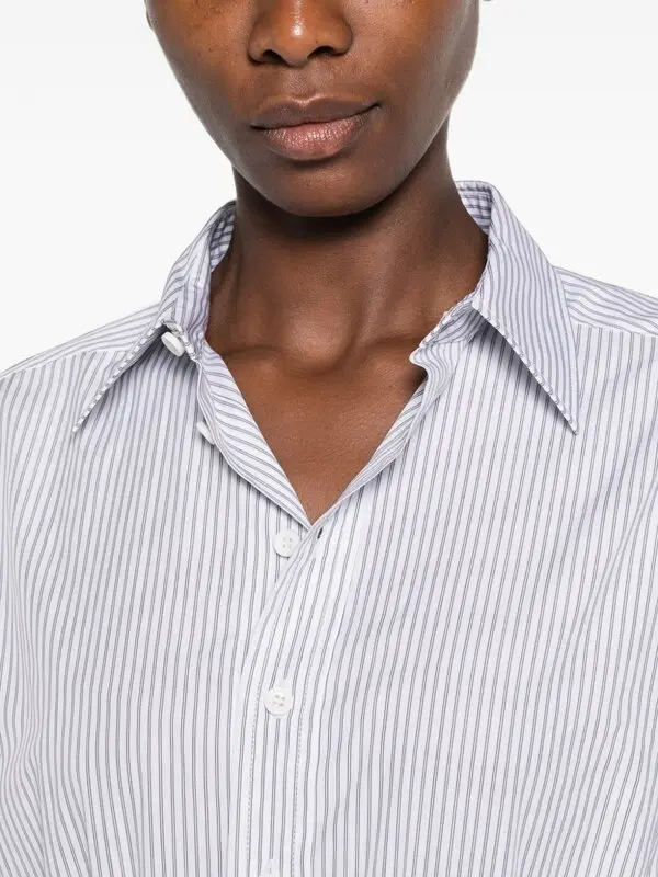Phoebe Philo Striped Cotton Body Shirt