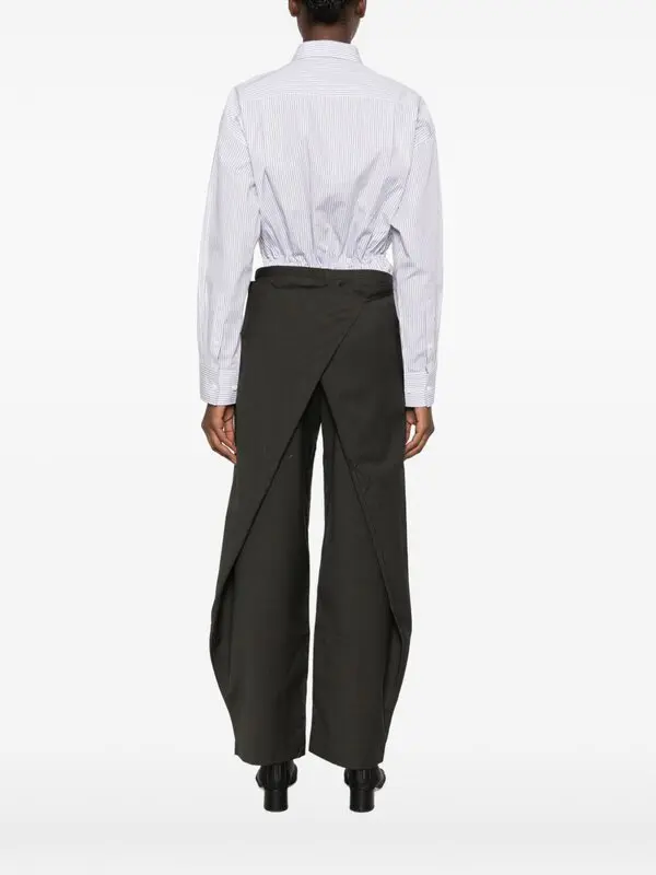 Phoebe Philo Striped Cotton Body Shirt