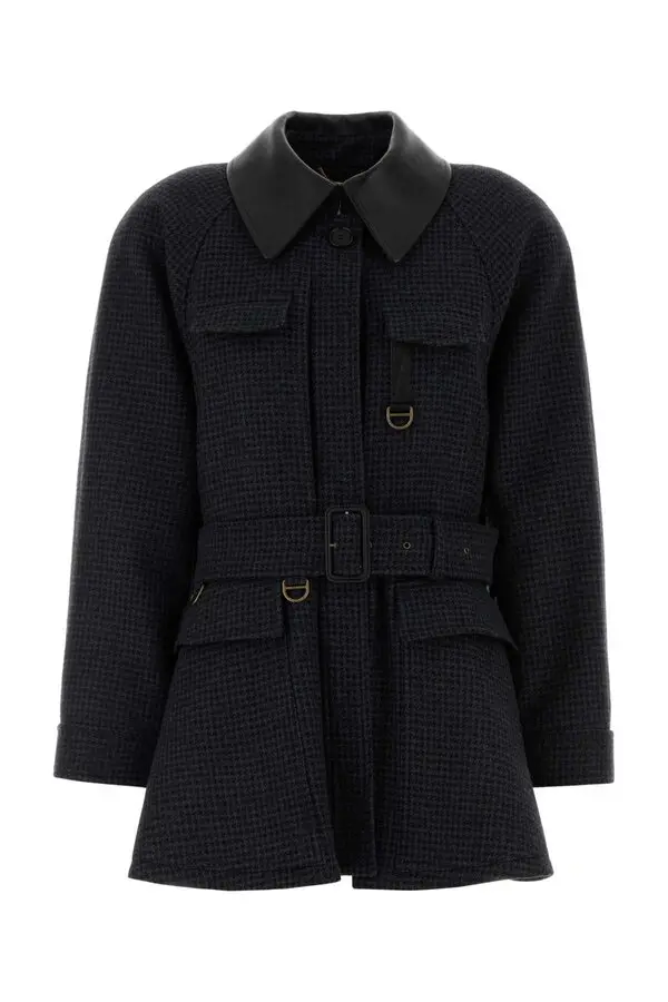 Chloé Embroidered Wool Coat