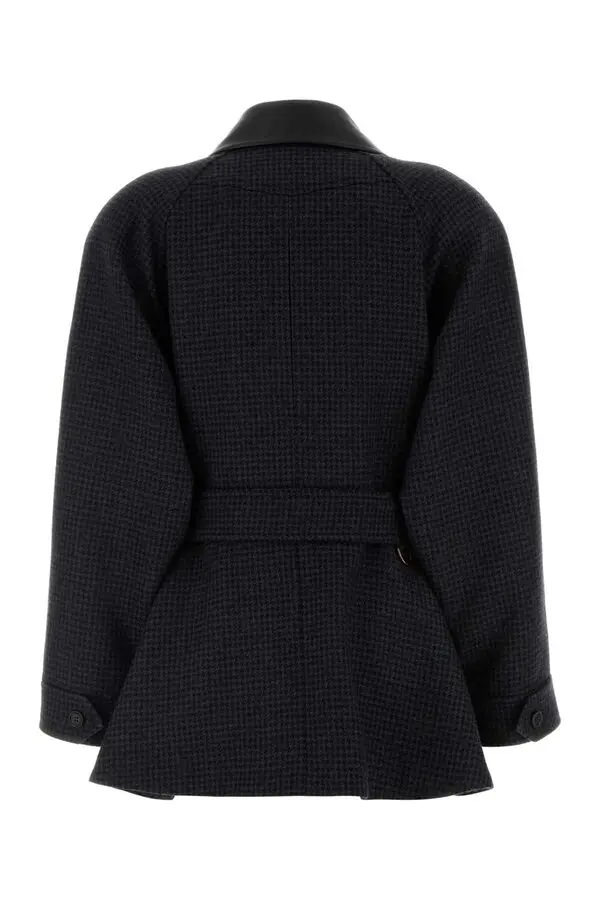 Chloé Embroidered Wool Coat - Multicolor