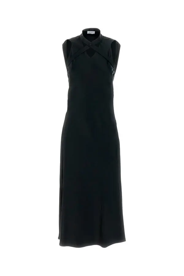 Off-White Sleeveless Dress - Multicolor