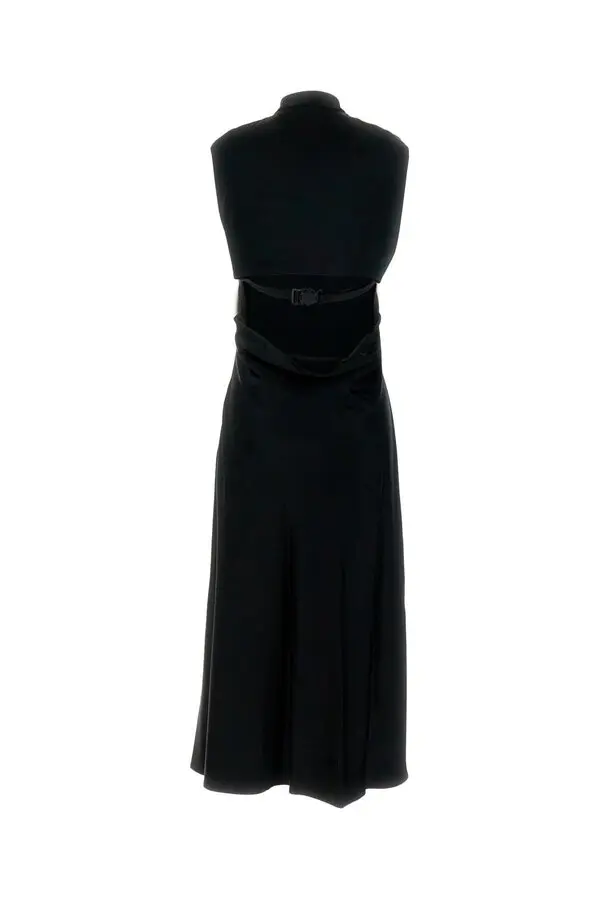 Off-White Sleeveless Dress - Multicolor