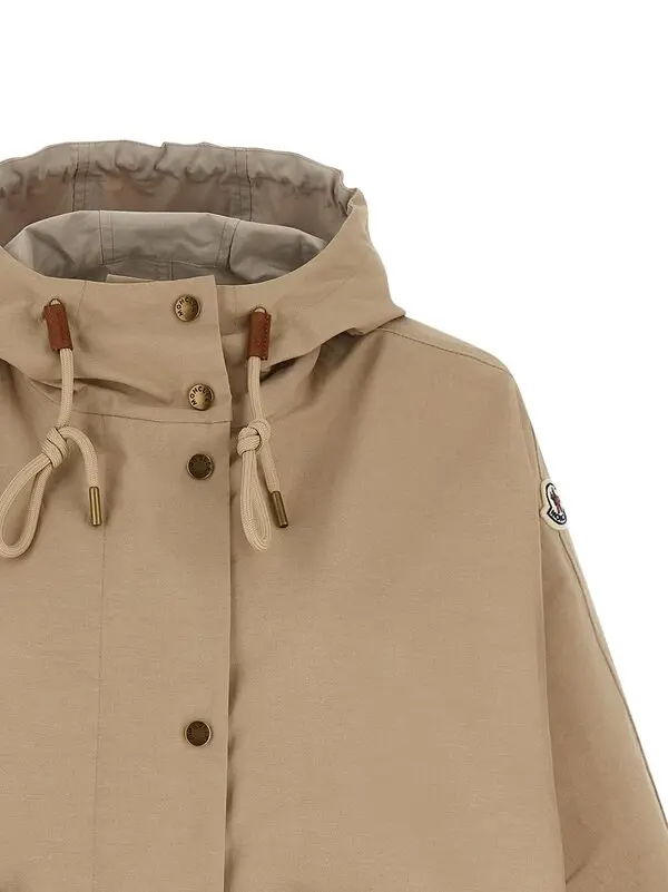 Moncler Brunnera Parka - Cream