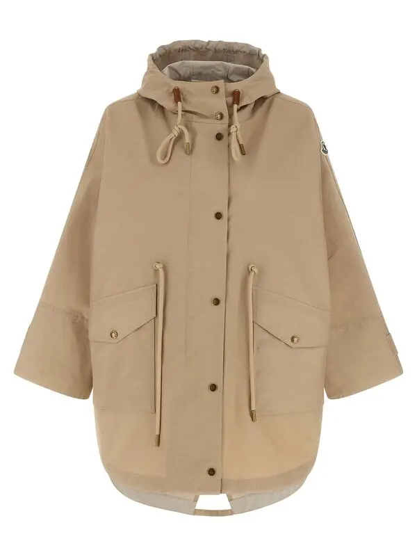 Moncler Brunnera Parka - Cream