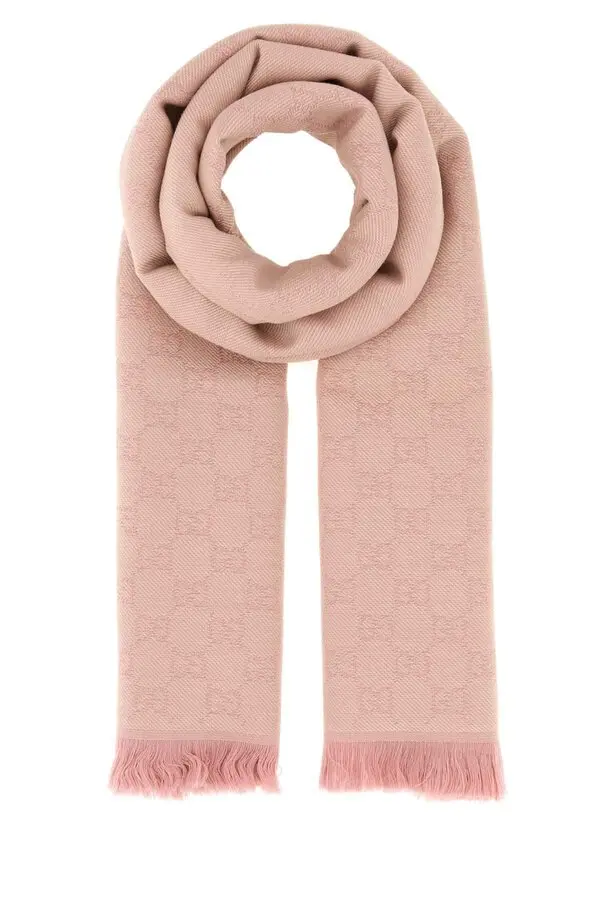 Gucci Embroidered Wool Scarf - Multicolor