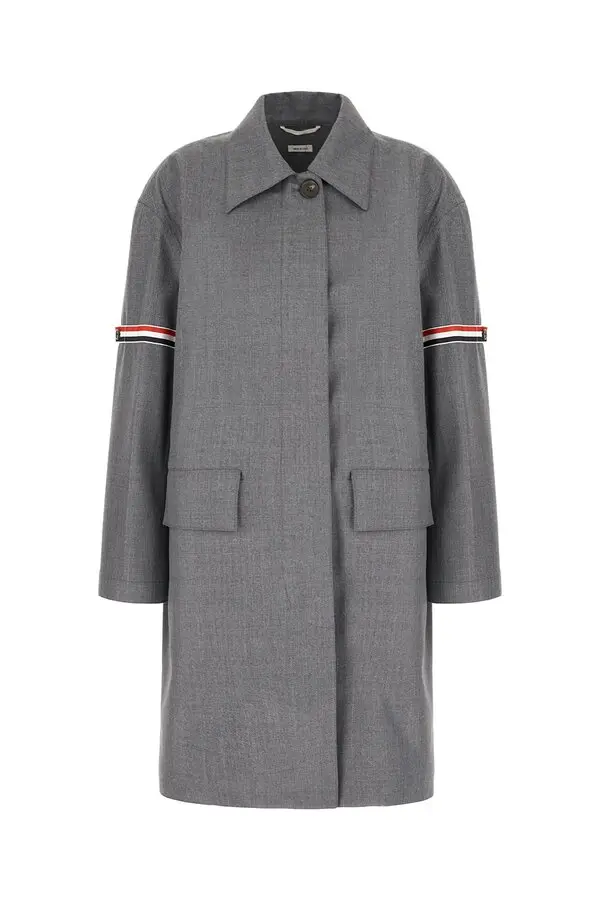 Thom Browne Clothing Coats - Multicolor