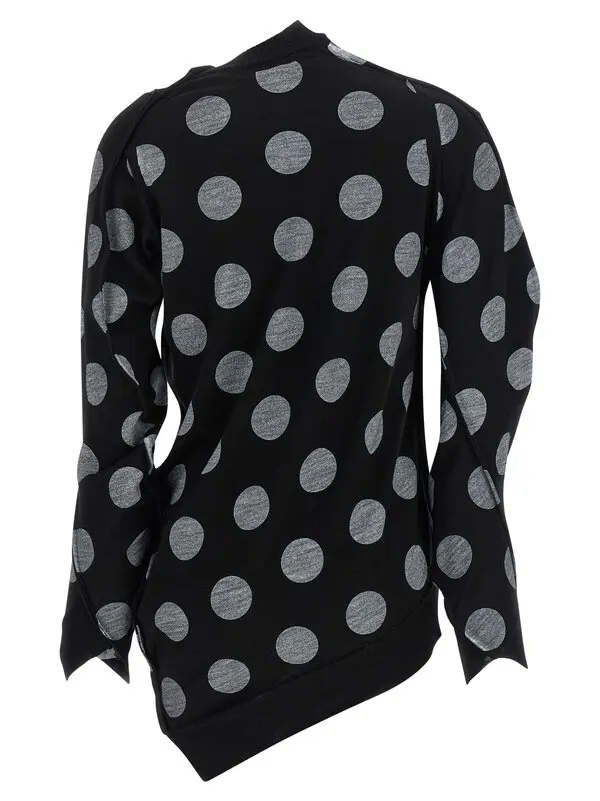 Junya Watanabe Polka Dot Maxi Cardigan