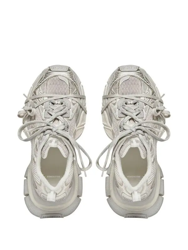 Balenciaga Worn-out Effect Mesh 3xl Sneakers - Multicolor