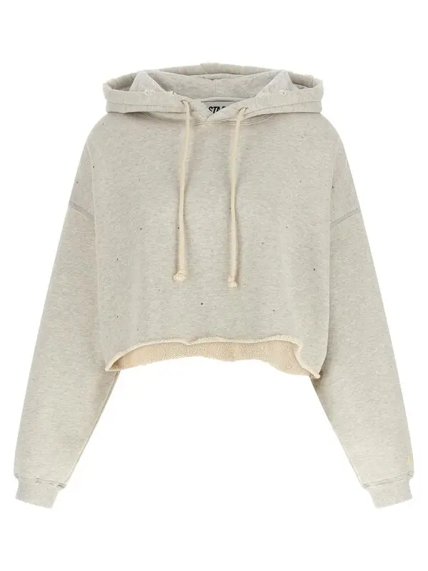 GOLDEN GOOSE Crystal Hoodie - Gray