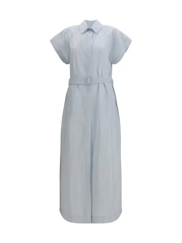 Jacob Cohen Long Poplin Chemisier Dress - Blue