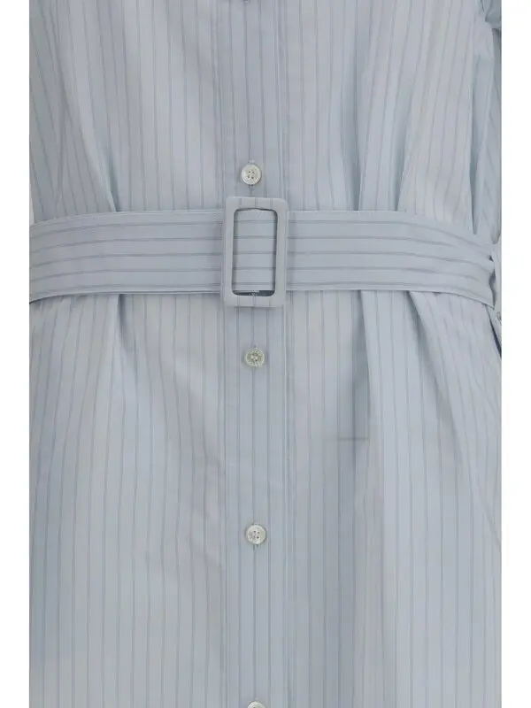 Jacob Cohen Long Poplin Chemisier Dress - Blue