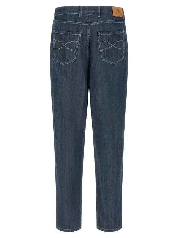 Brunello Cucinelli Denim Pants - Blue