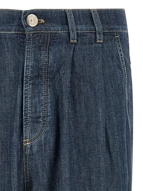 Brunello Cucinelli Denim Pants - Blue
