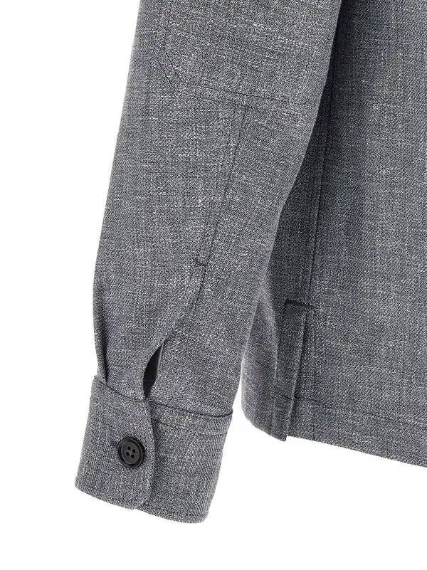 Zegna Crossover' Overshirt - Blue