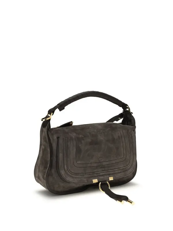 Chloé Small Marcie Shoulder Bag - Brown