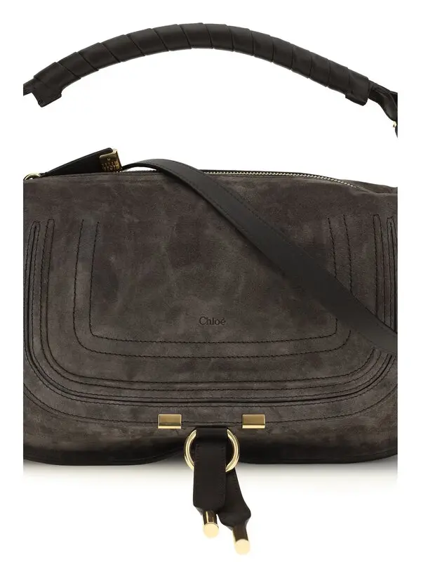 Chloé Small Marcie Shoulder Bag - Brown
