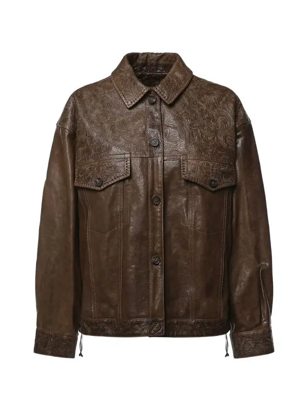 GOLDEN GOOSE Leather Jacket