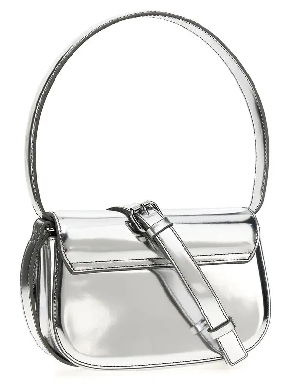 DIESEL® 1dr' Shoulder Bag - Silver