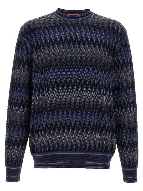 Missoni Zigzag Pattern Wool Sweater