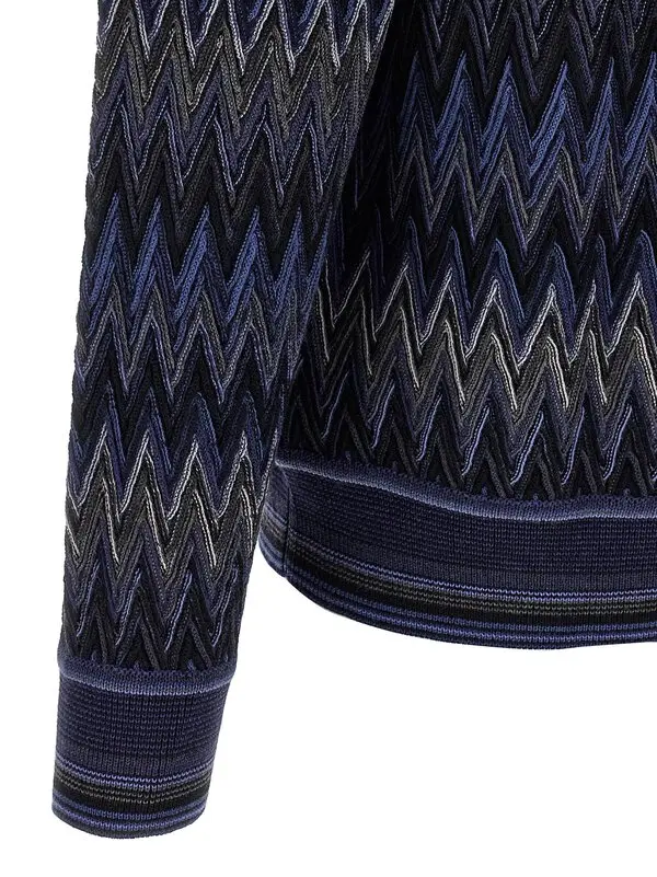 Missoni Zigzag Pattern Wool Sweater