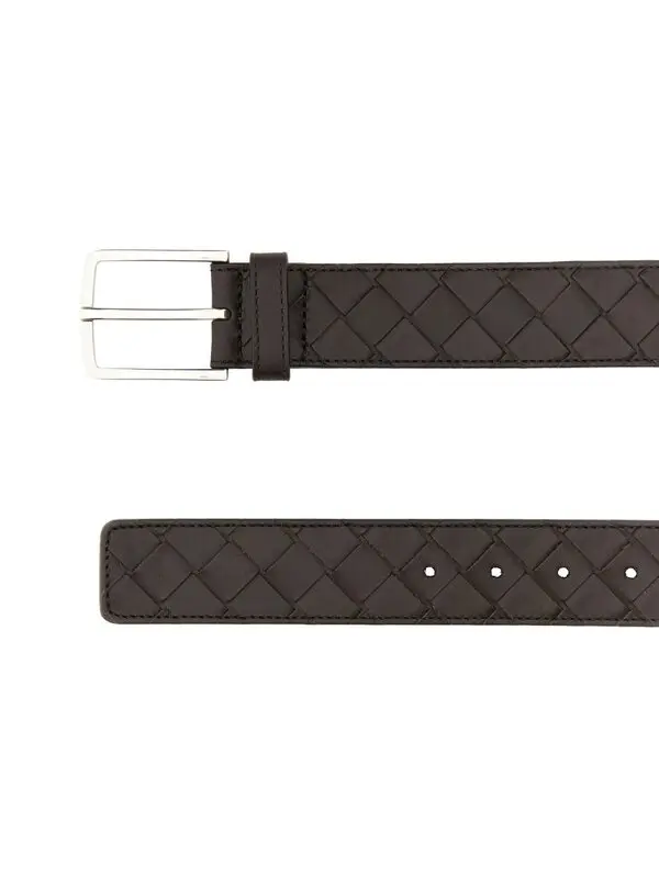 Bottega Veneta Calfskin Woven Belt