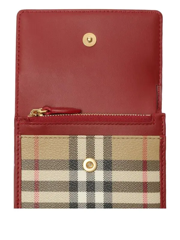 Burberry Small Check Folding Wallet