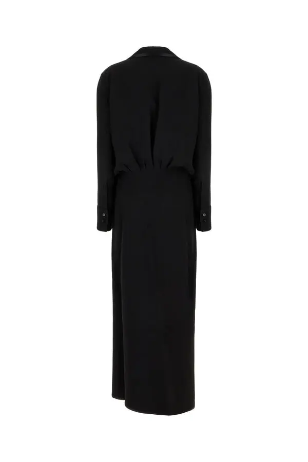 Attico Long Sleeve Wrap Dress - Multicolor