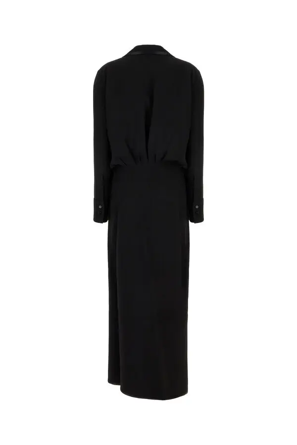 Attico Long Sleeve Wrap Dress