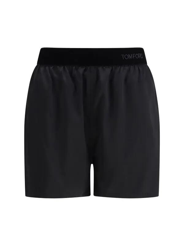 TOM FORD Stretch Silk Satin Pj Shorts