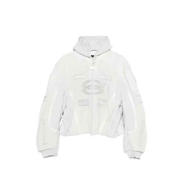 Balenciaga Jackets Leather Jackets - White