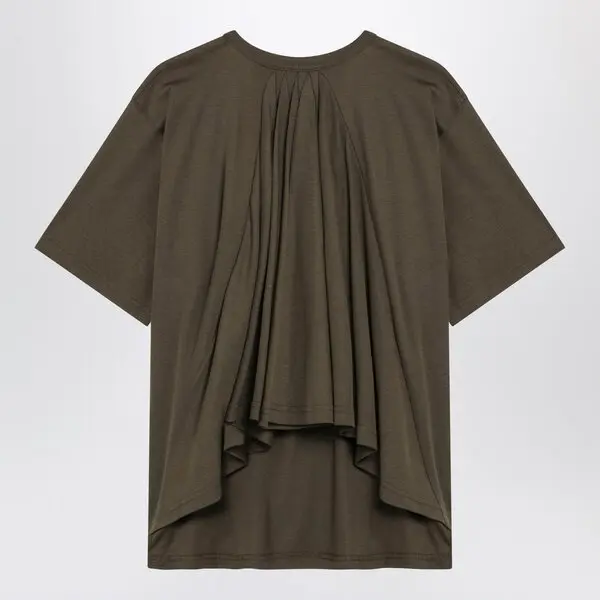 Jacquemus Pleated Back T-shirt - Brown