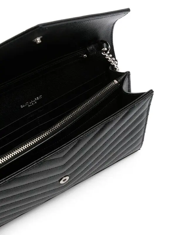 Saint Laurent Cassandre Wallet On Chain - Multicolor
