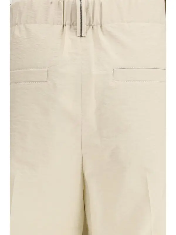 Brunello Cucinelli Cotton-blend Tailored Pants - Multicolor