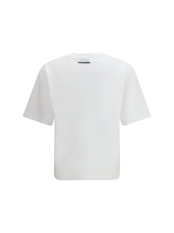 Dsquared2 T-shirt In Cotton With Icon Graphic Print