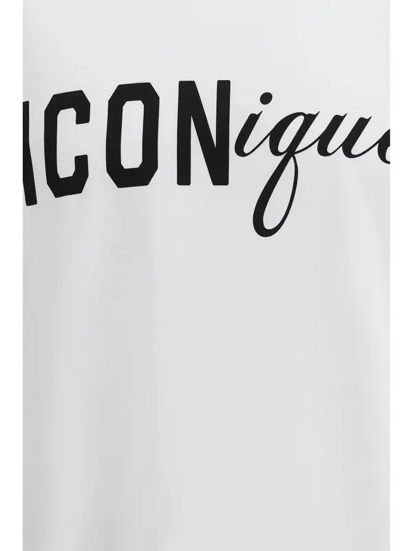 Dsquared2 T-shirt In Cotton With Icon Graphic Print
